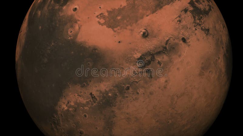 Concept 11-P1 View of the 3D Rendering Realistic Planet Mars Stock ...