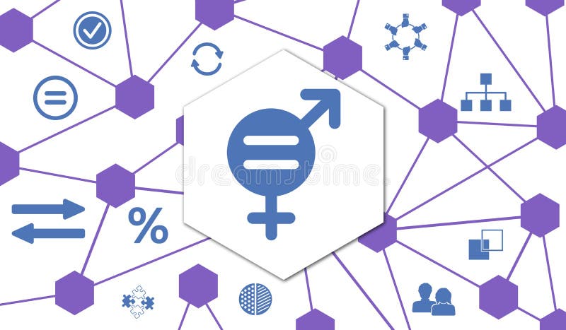 Concept of parity stock illustration. Illustration of gender - 252793583