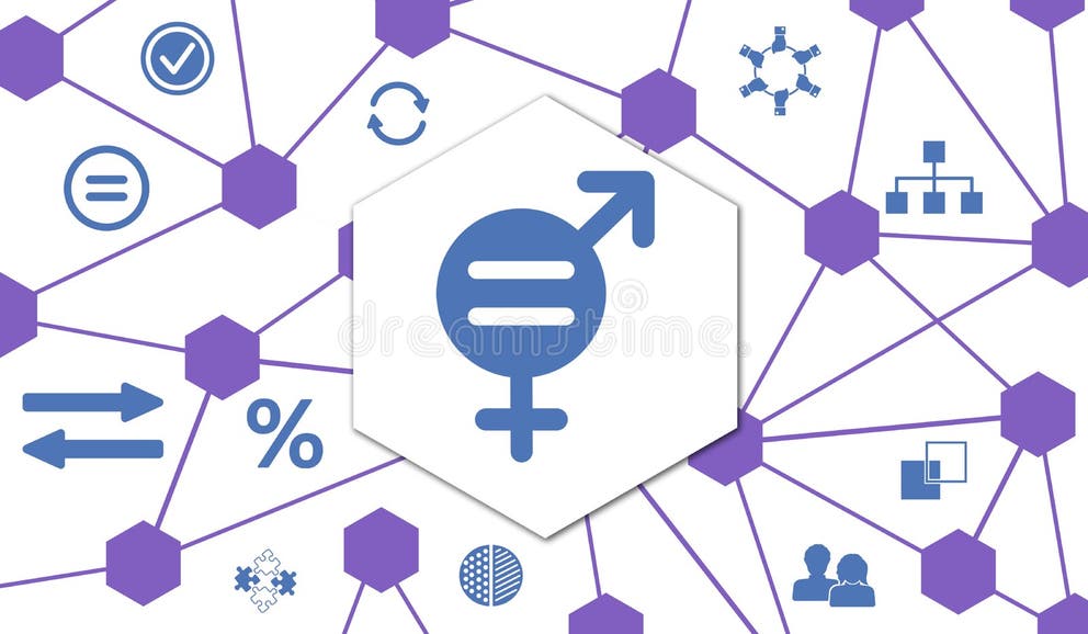 Concept of parity stock illustration. Illustration of gender - 252793583