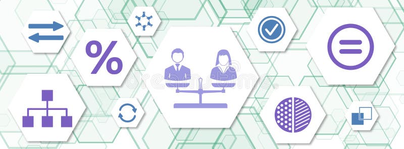 Concept of parity stock illustration. Illustration of equality - 231903210