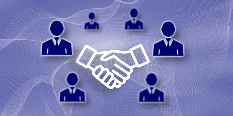 Concept of partner stock illustration. Illustration of partnership ...