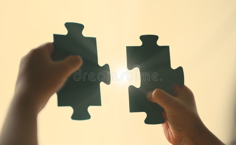 Teamwork Key To Success in Business Concept Stock Photo - Image of ...
