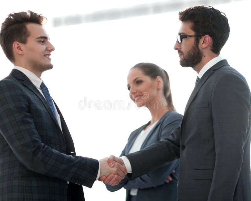 Reliable Handshake of Business People Stock Image - Image of ...
