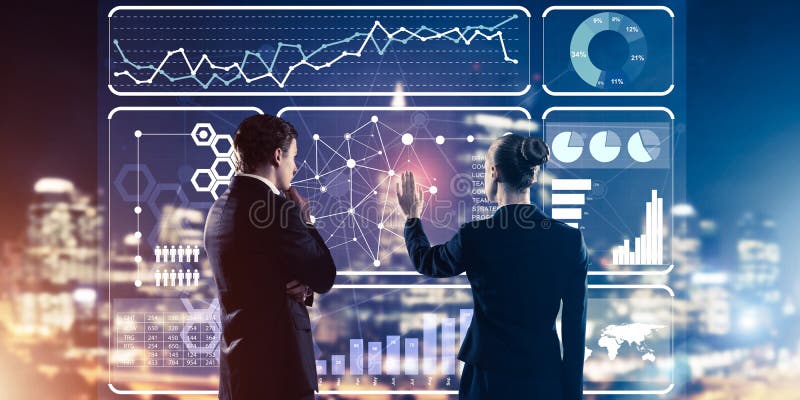 Concept of Partnership and Cooperation with People Using Virtual Stock ...