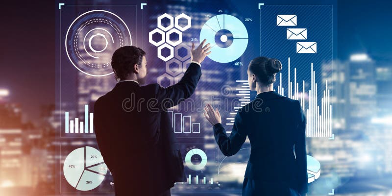 Concept of Partnership and Cooperation with People Using Virtual Stock ...