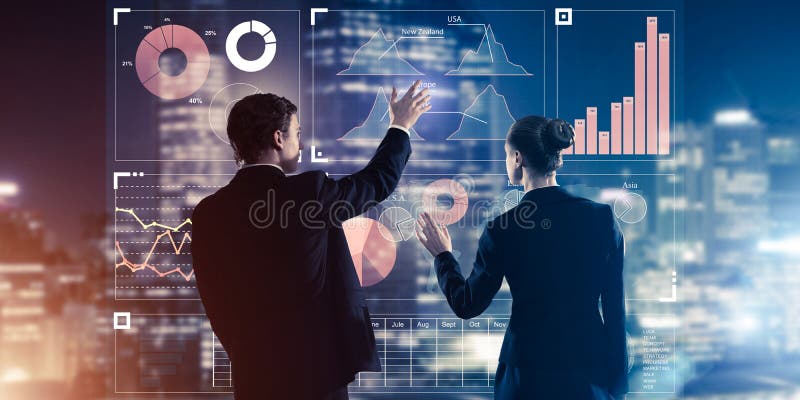 Concept of Partnership and Cooperation with People Using Virtual Stock ...