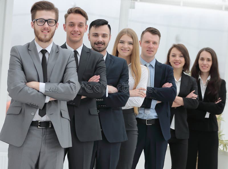 Portrait of a Professional Team of Specialists Stock Photo - Image of ...