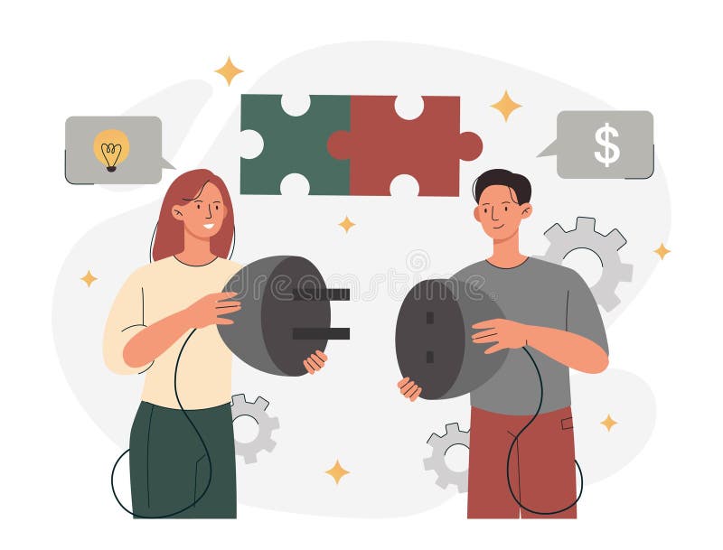 Concept of partnership stock vector. Illustration of contract - 270596138