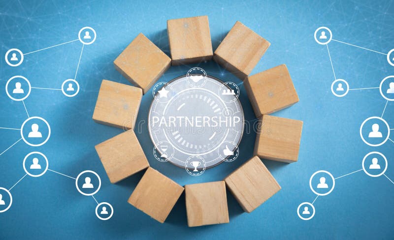Concept of Partnership. Teamwork. Unity Stock Illustration ...