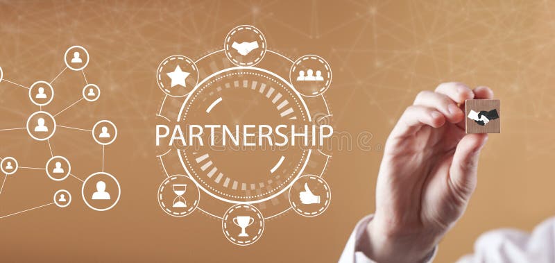 Concept of Partnership. Teamwork. Unity Stock Illustration ...