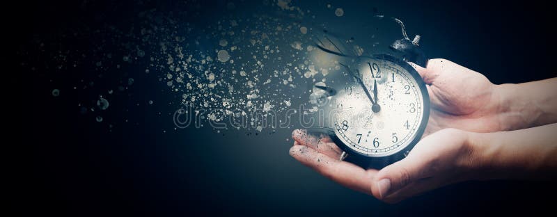 Concept of Passing Away, the Clock Breaks Down Stock Image - Image of ...