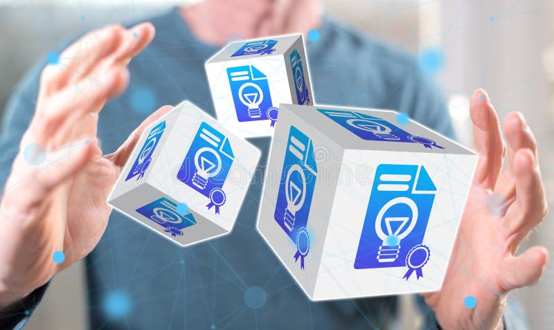 Concept of patent stock image. Image of patented, author - 299512355