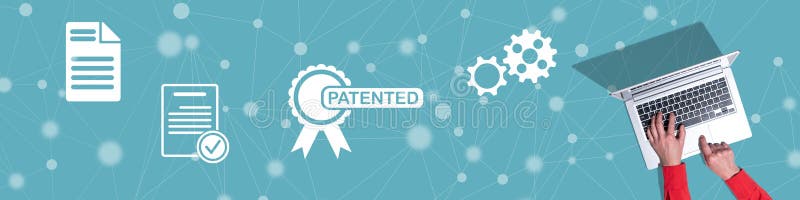 Concept of patent stock image. Image of brand, technology - 359376239