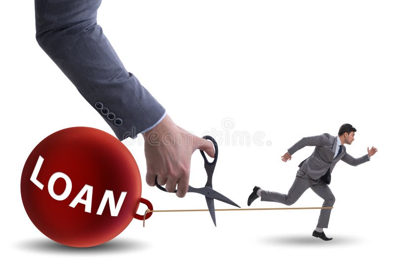 Concept of Paying Off All the Debts Stock Image - Image of insolvency ...