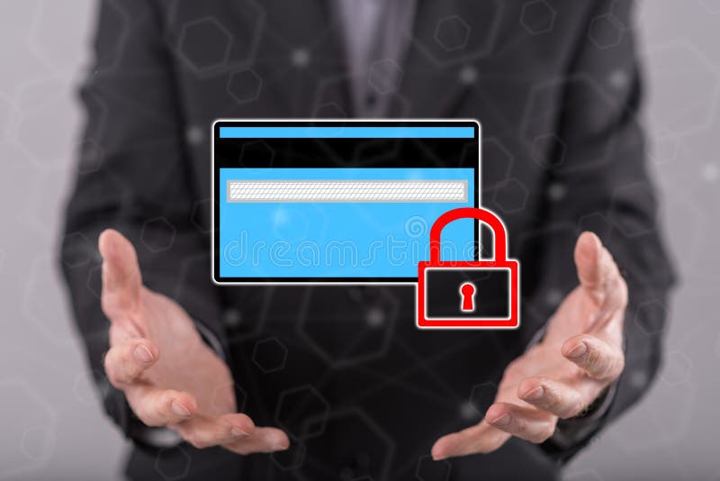 Concept of Payment Security Stock Image - Image of lock, banking: 98078577