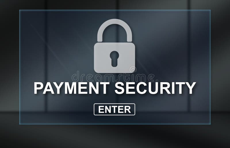 Concept of Payment Security Stock Illustration - Illustration of ...