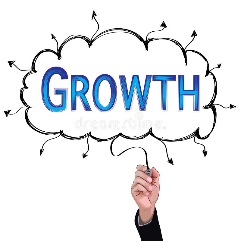 Blue growth stock illustration. Illustration of nature - 668421