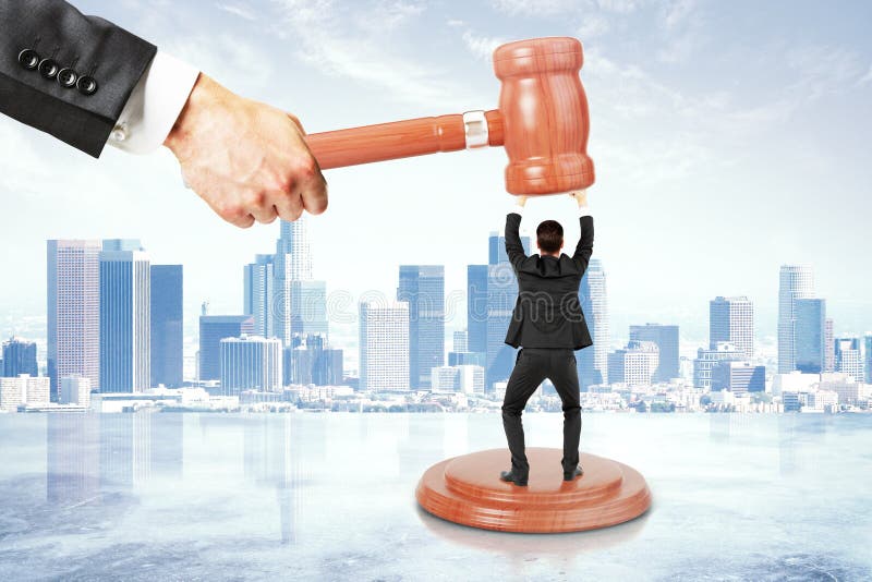 The Concept of People Opposed To Judging System Stock Image - Image of ...