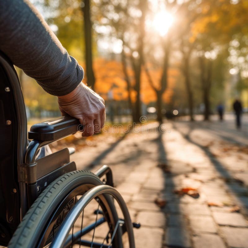 Concept for People on Wheelchair.Background Stock Illustration ...