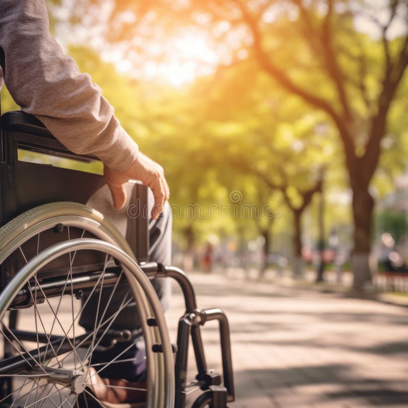 Concept for People on Wheelchair.Background Stock Illustration ...