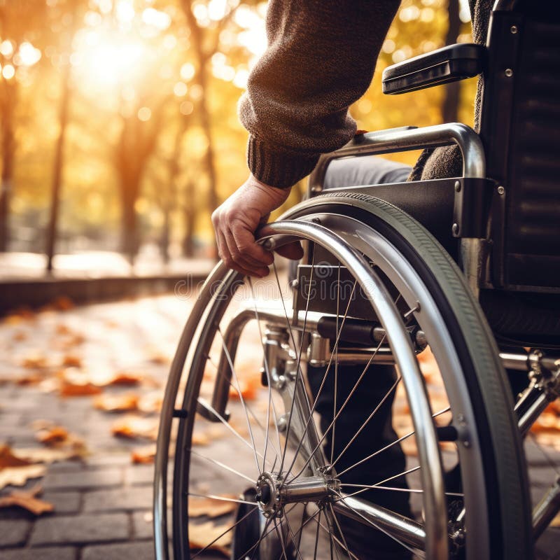 Concept for People on Wheelchair.Background Stock Illustration ...