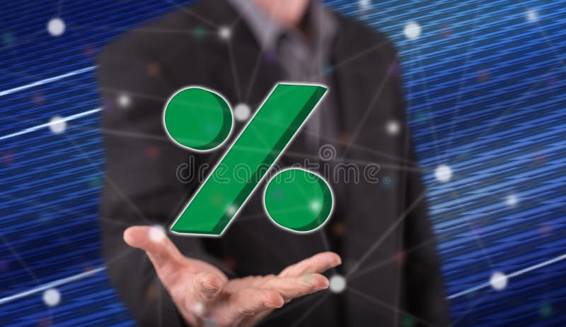 Concept of percent stock photo. Image of percentage - 240436538