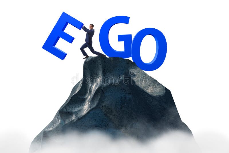 Concept of Personal and Business Ego Stock Illustration - Illustration ...