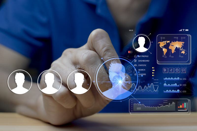 Concept of Personal Data Verification, Human Resource Management, HR ...