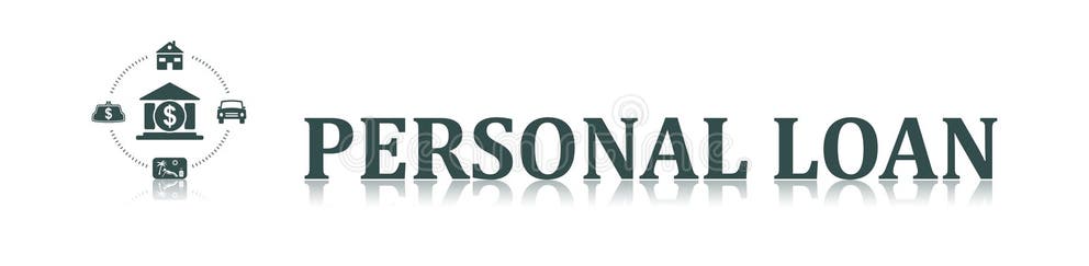 Concept of personal loan stock illustration. Illustration of purchase ...