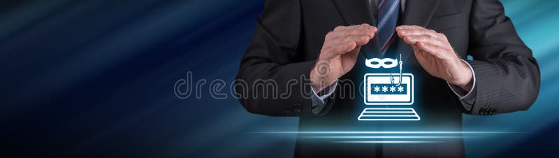 Concept of Phishing and Malware Protection Stock Photo - Image of ...