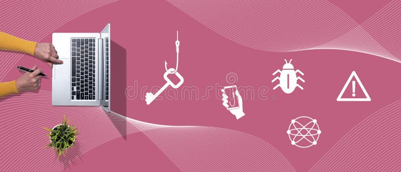 Concept of phishing stock photo. Image of information - 378398092