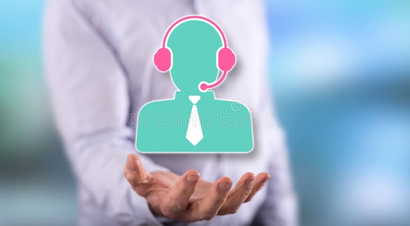 Concept of phone support stock image. Image of phone - 156560493