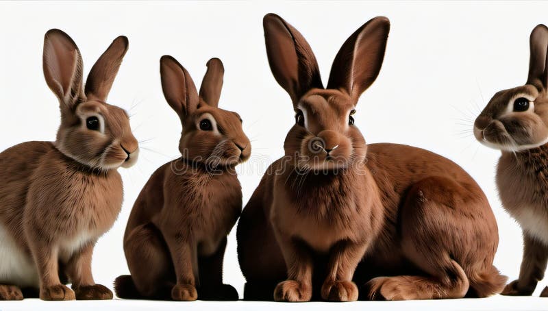 Photo of Chocolate Bunny, Rabbit Set, Various Chocolate Hare, Rabbit in ...