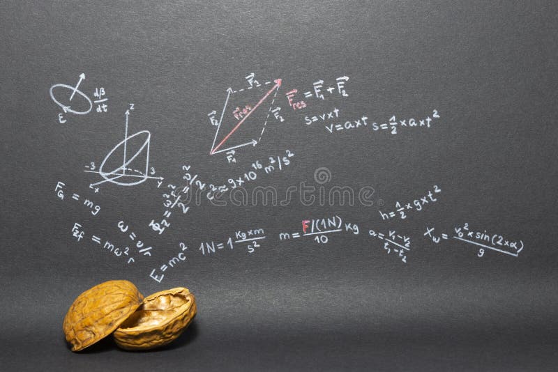 Phrase Physics in a Nutshell Stock Photo - Image of learn, object ... Phrase Physics in a Nutshell Stock Photo - Image of learn, object ...