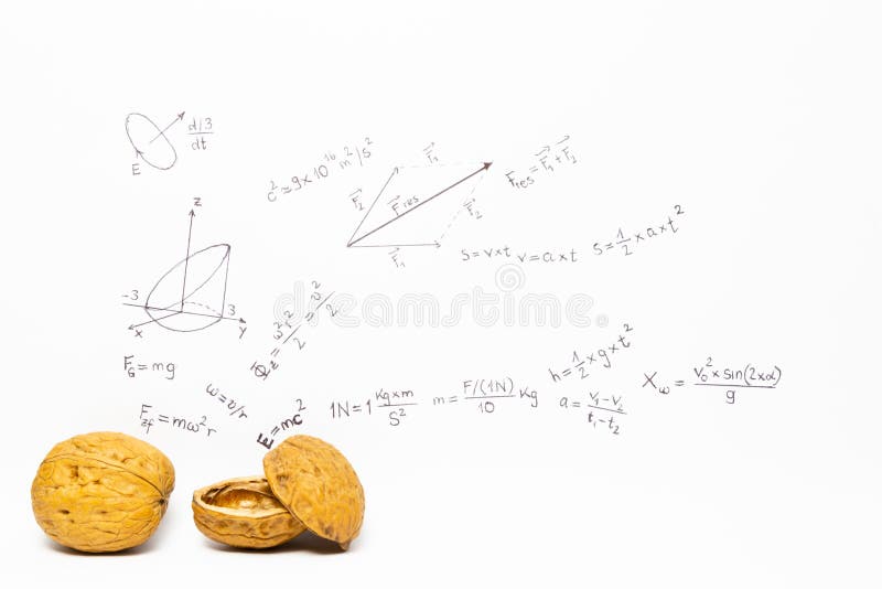 Phrase Physics in a Nutshell Stock Photo - Image of algebra, mathematic ... Phrase Physics in a Nutshell Stock Photo - Image of algebra, mathematic ...