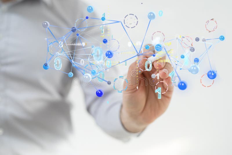 Videoconference Group of People Talking in Social Network Stock Photo ...