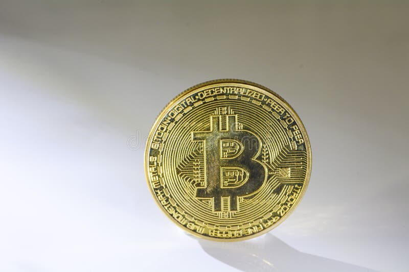 Concept Picture of a Physical Bitcoin Coin Editorial Stock Photo ...