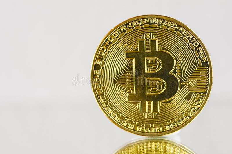 Concept Picture of a Physical Bitcoin Coin Editorial Image - Image of ...