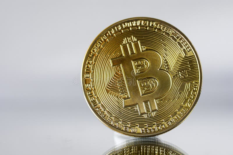 Concept Picture of a Physical Bitcoin Coin Editorial Stock Photo ...
