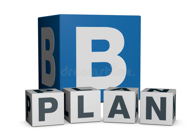 Concept of plan b stock illustration. Illustration of challenge - 114390012