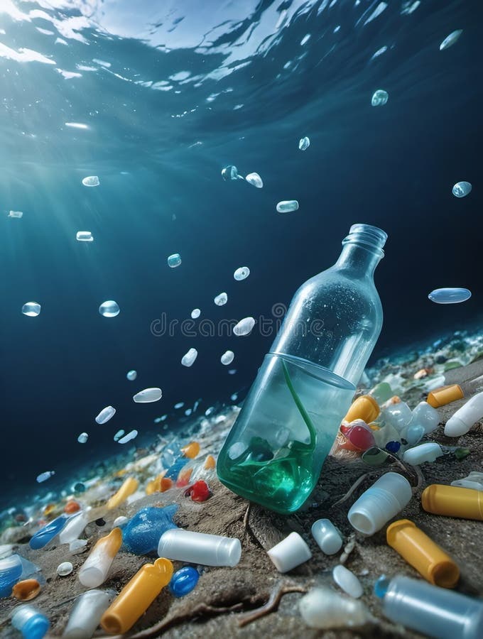 Plastic Pollution in Ocean, Problem Plastic Bottles and Microplastics ...