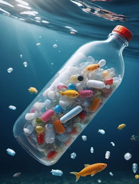 Plastic Pollution in Ocean, Problem Plastic Bottles and Microplastics ...