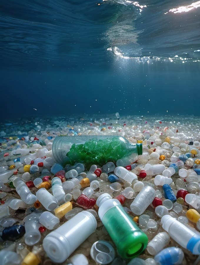 Plastic Pollution in Ocean, Problem Plastic Bottles and Microplastics ...