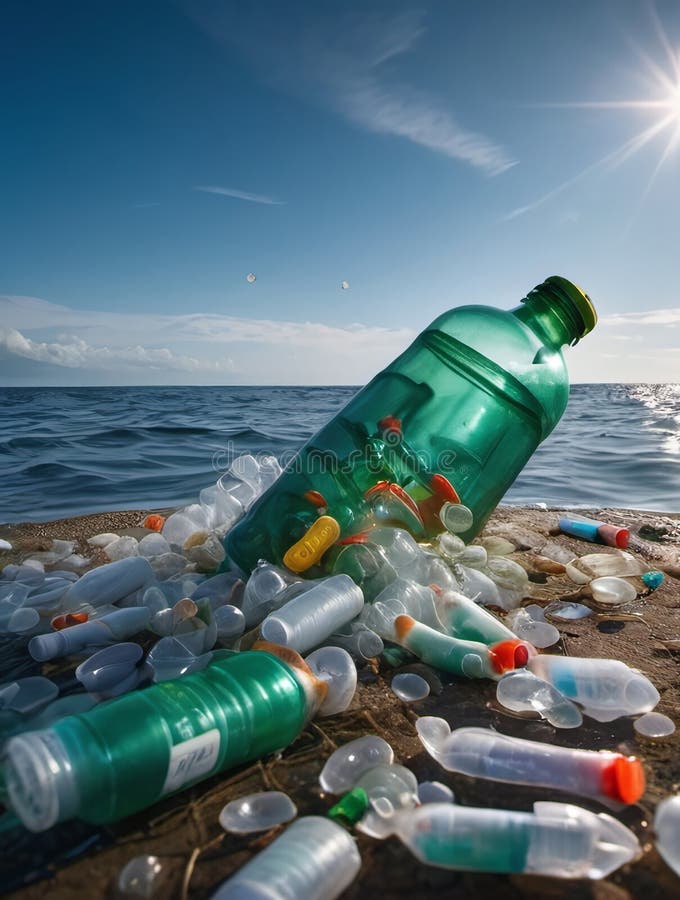 Plastic Pollution in Ocean, Problem Plastic Bottles and Microplastics ...