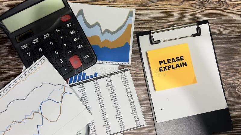 Concept of Please Explain Write on Sticky Notes Isolated on Wooden ...