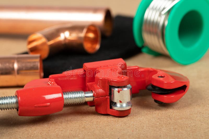 Concept Plumbing and Heating Tools Stock Photo - Image of engineering ...