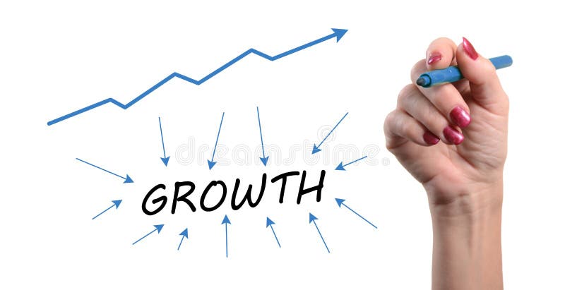 Concept of Positive Evolution Written with a Blue Felt Pen Stock ...