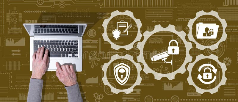 Concept of private data stock image. Image of information - 310494987