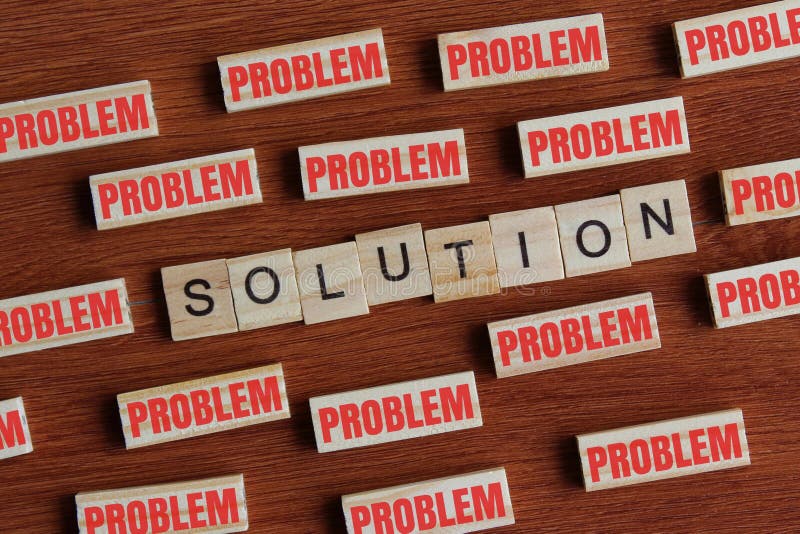 Problem and Solution Concept Stock Photo - Image of opportunity ...