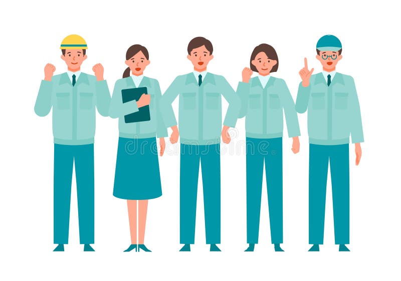 Concept for Problem Solving. Work Uniforms People Cartoon Character ...